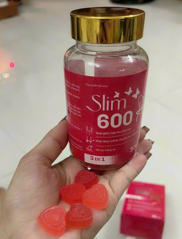 Giảm Cân Slim 600 3 in 1 Tặng Detox